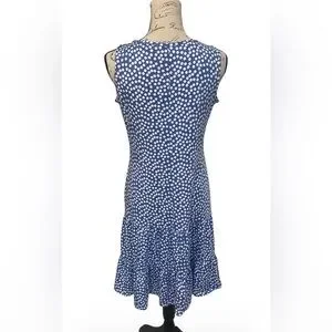 Ivy Lane | Dresses | Blue Polka Dot Scoop Neck Mini Dress | Poshmark